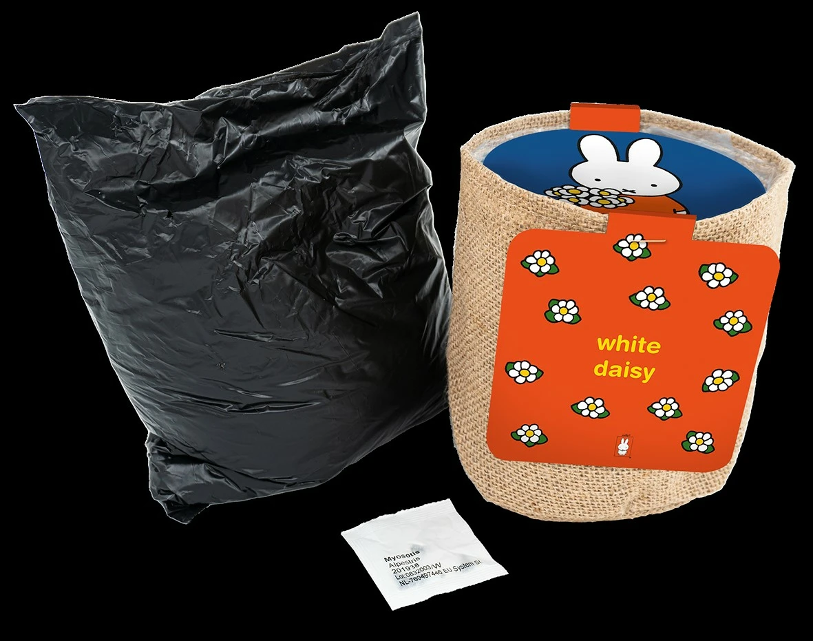 Miffy Jute Bag White Daisy | 15 pce - De Vroomen US